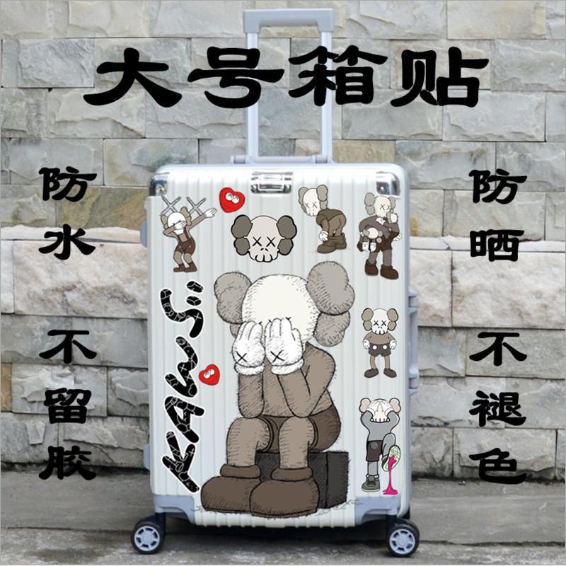 Oversized Sesame Street Luggage Sticker Maruko Suitcase Sticker KT Cat ...