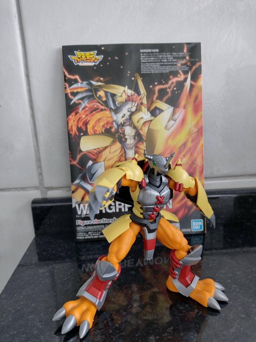 BANDAI War Greymon Agumon Digimon Tailmon action figure boneco ...