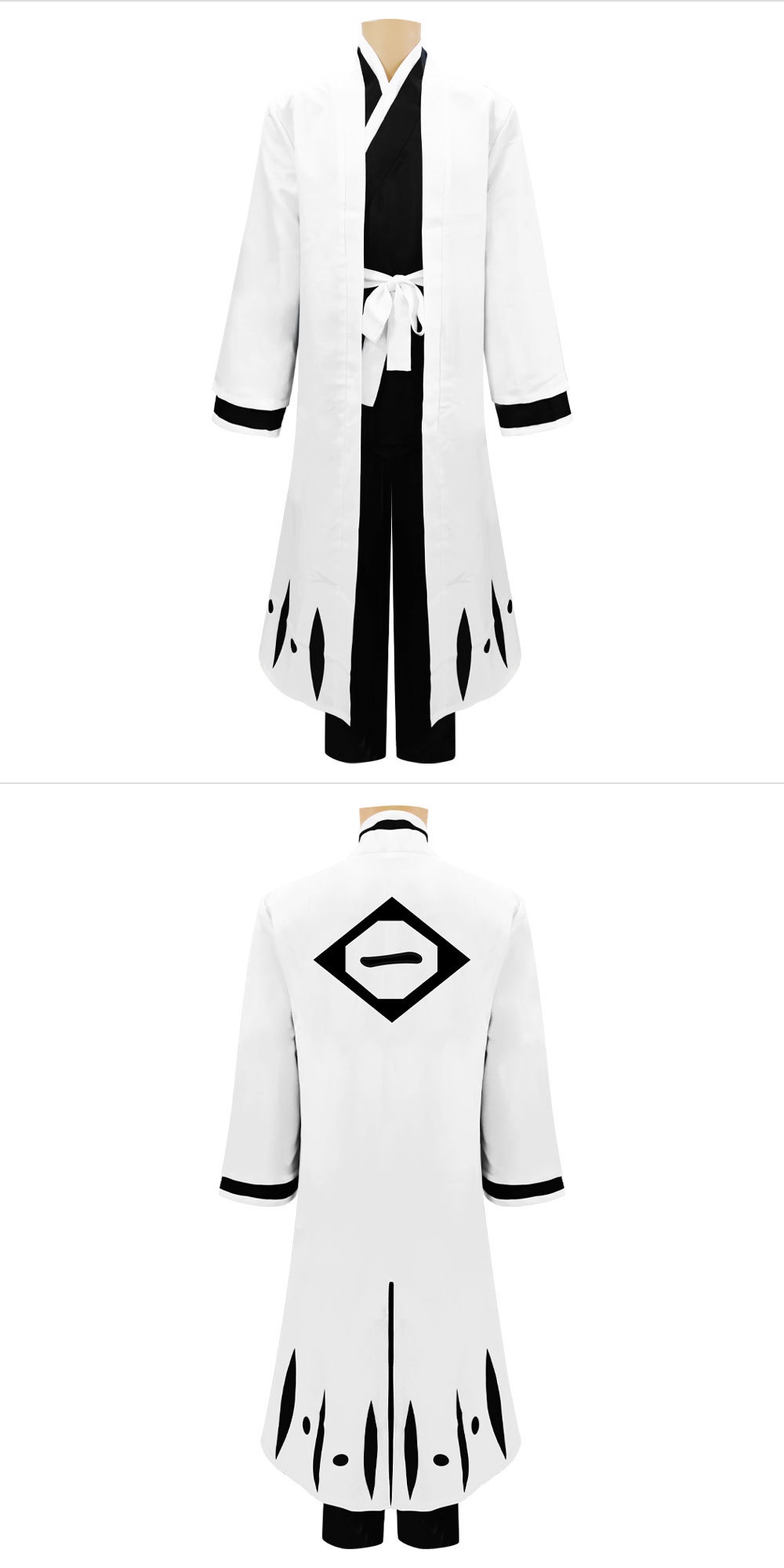 BLEACH White Haori Cosplay Costume From 1st to 12th Division Captain ...
