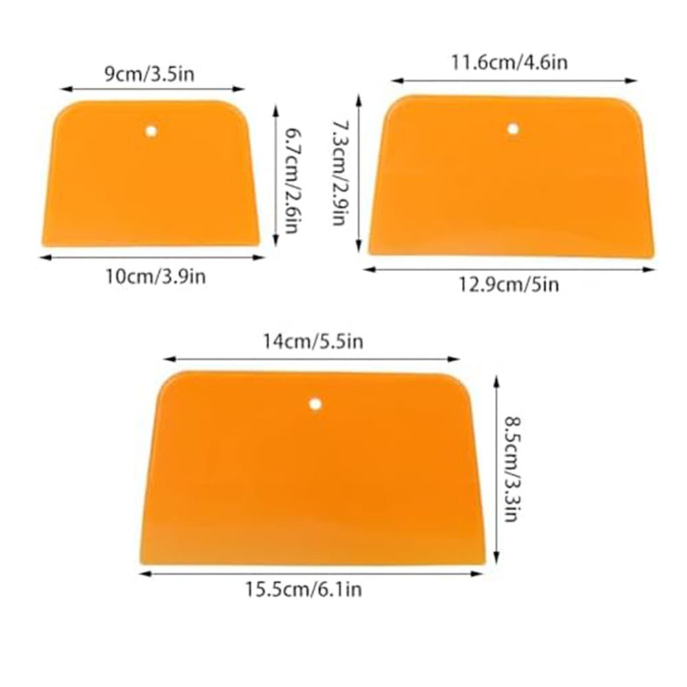 5 Pack Body Filler Spreaders Glass Film Scrapers Automotive Maintenance ...
