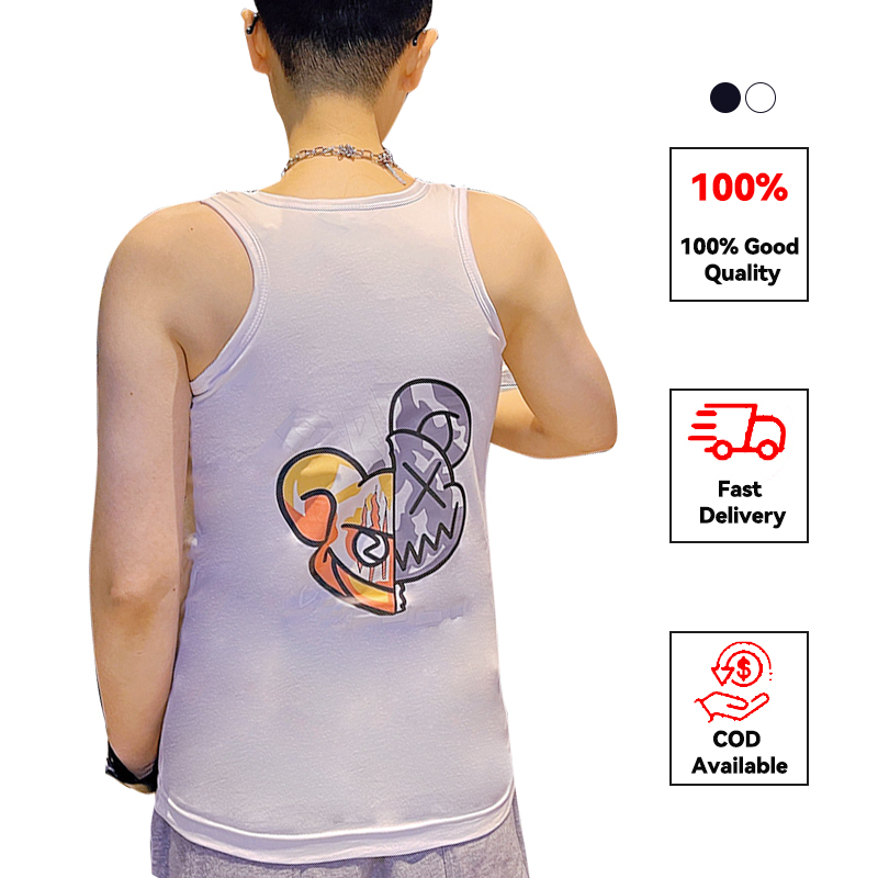 Tight Yarn Chest Binder Singlet 3 Rows Buckle Breast Binder Tank Top ...