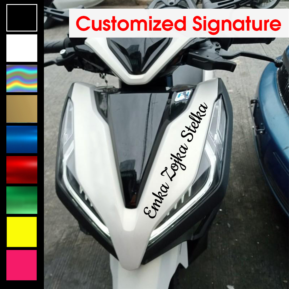 Personalized Name Car Sticker - Suitable for All Motorcycles and Cars ...