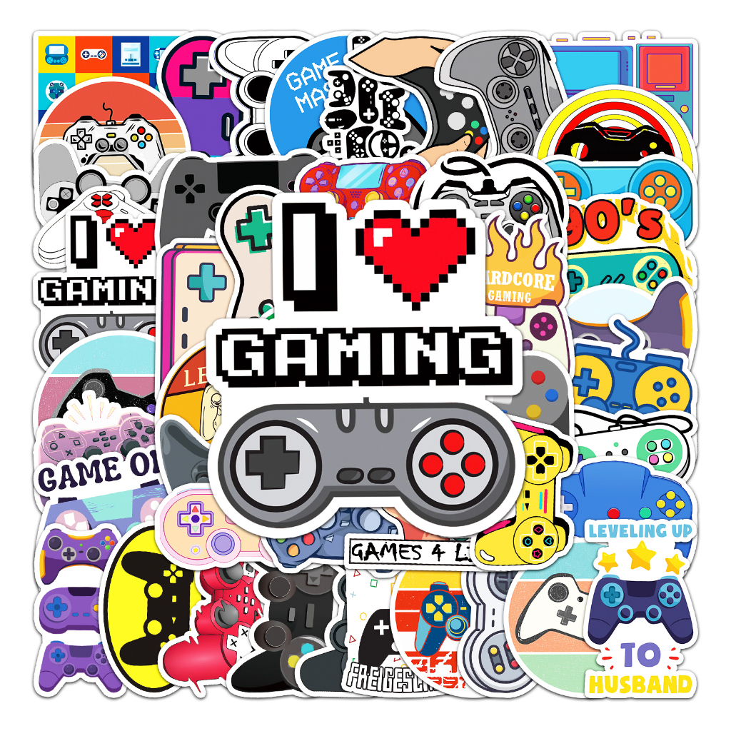 50 Piece Funny Game Shank Stickers Waterproof DIY For Phones Laptop Car ...