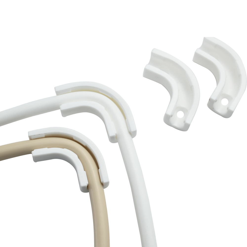 1/4 O.D Hose Water Pipe Flow Bend Clip Fixing Clamp Tube Elbow Corner ...