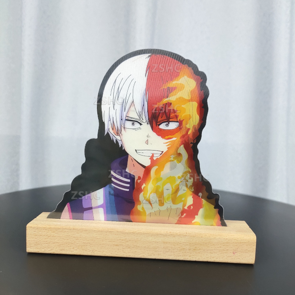 My Hero Academia Shoto Todoroki Motion Car Stickers Anime Waterproof ...
