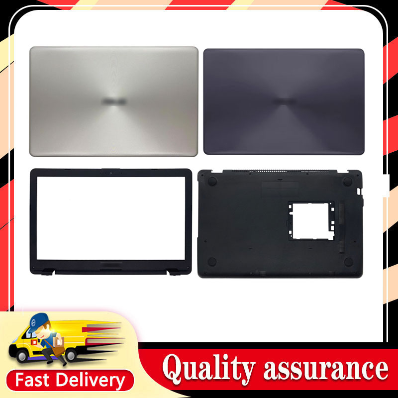 New Laptop Case LCD Back Cover Front Bezel Bottom case Top Housing replacement For Asus X542 ...