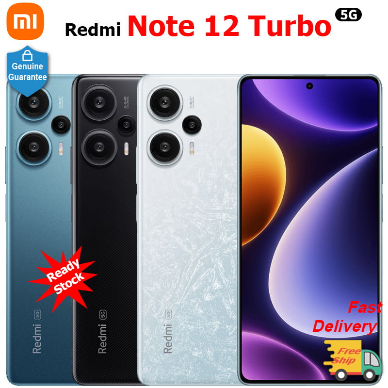 Original Redmi Note 12 Turbo 5G SmartPhone Snapdragon 7+ Gen 2 5000mAh 67W Fast Charge 64MP Main ...