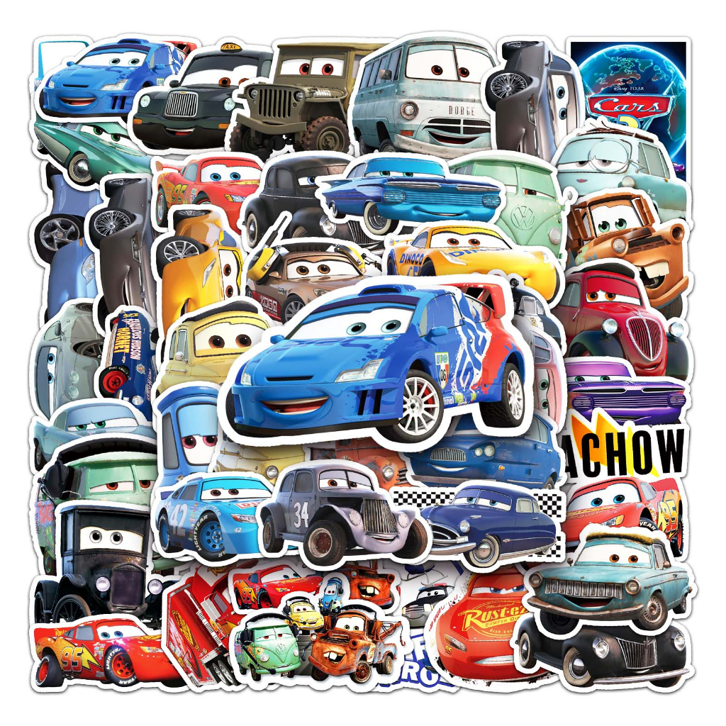 50 Piece Funny Racing story DIY Creative Motor Stickers Car Stickers ...