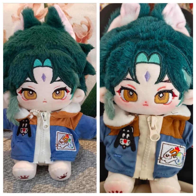 With Skeleton Anime Genshin Impact Xiao 20cm Cute Scaramouche Plush ...