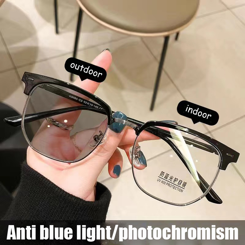 Anti Radiation Eye Glasses For Women Men Photochromic Sunglasses Anti ...