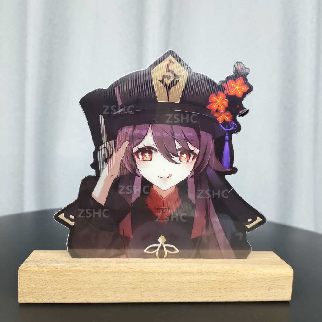 Hu Tao Motion Refrigerator Stickers Game Genshin Impact Stickers ...