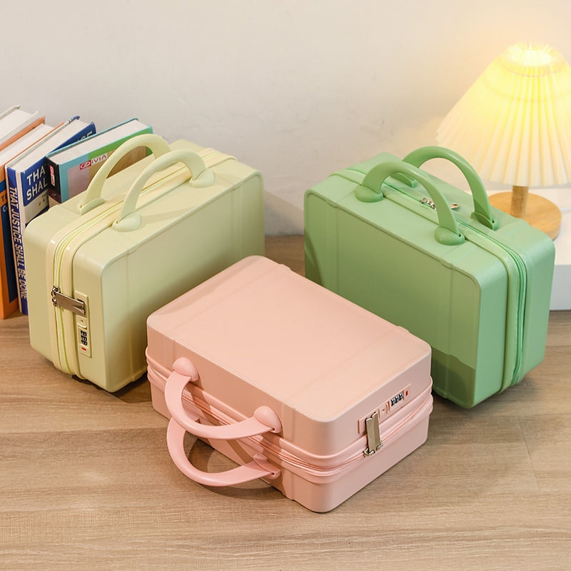 14inch Macaroon Travel Suitcase Abs Password Box Cute Cartoon Aircraft Luggage Waterproof ...