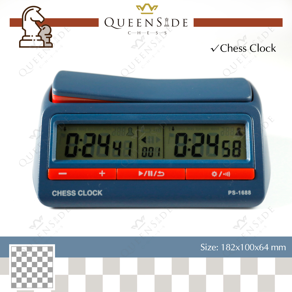 QueenSide Chess Clock / Chess Timer(Blue 1688) | Shopee Philippines