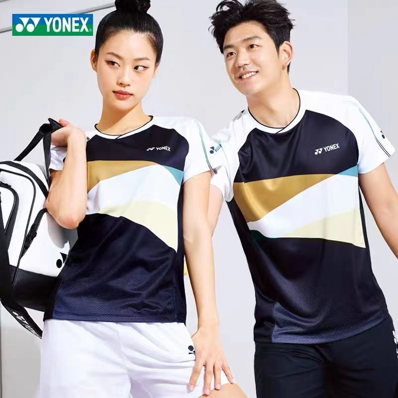 2023 yonex New Korean Badminton Jersey Table Tennis Men's and Women's Quick Dry Sportswear ...