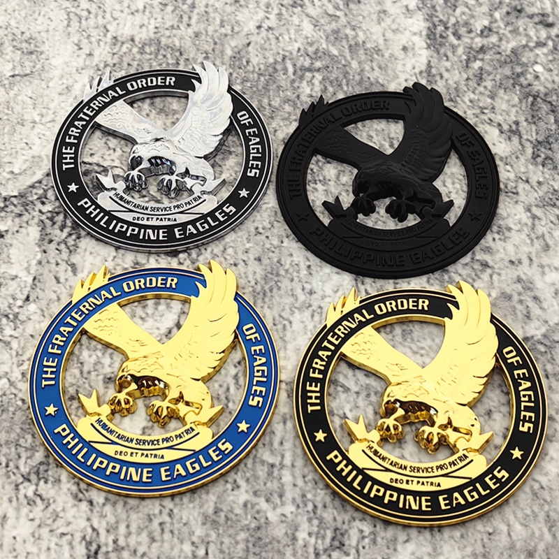 1X 3 inch Hollow Alloy 3D The Fraternal Order Of Eagles Emblem(TFOE-PE ...