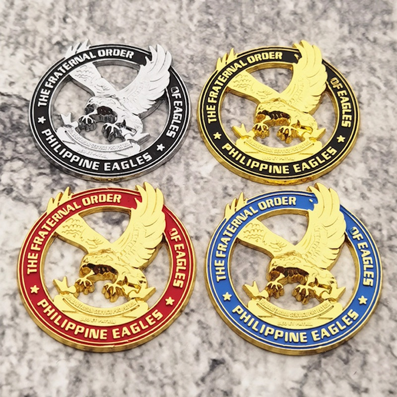 1X Small Size Hollow Alloy Philippine Eagles Emblem(TFOE-PE Emblem ...