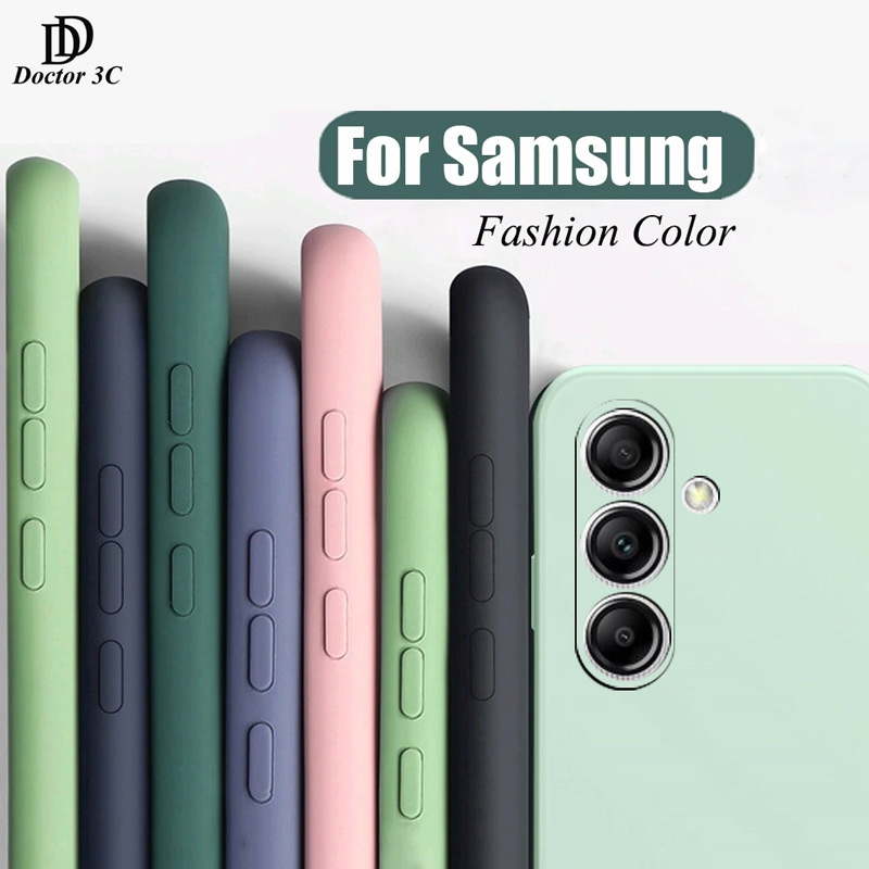 Original Full Liquid Silicone Phone Cover Case For Samsung ss Galaxy A55 A35 A15 A25 A54 A34 A14 ...