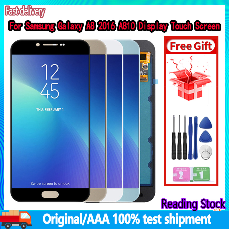 Original LCD Screen For Samsung Galaxy A8 2016 A810 A810F LCD Display ... Original LCD Screen For Samsung Galaxy A8 2016 A810 A810F LCD Display ...