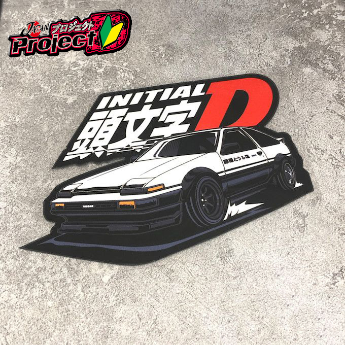 JDM Car Styling Stickers Initial D AE86 Drift Decal Motor Auto Truck ...
