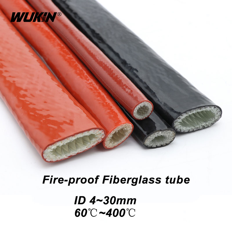 1M High Temperature Resistant Fiberglass Tube Silicone Resin Coated ...