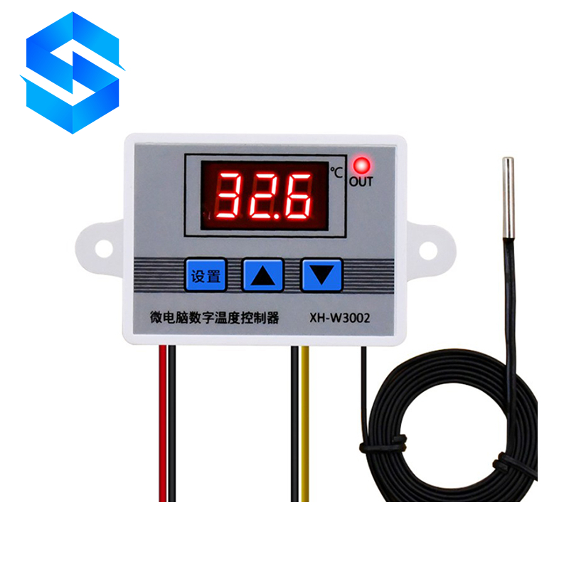 XH-W3002 12V 24V 110-220V Professional Digital Temperature Controller 10A Thermostat | Shopee ...