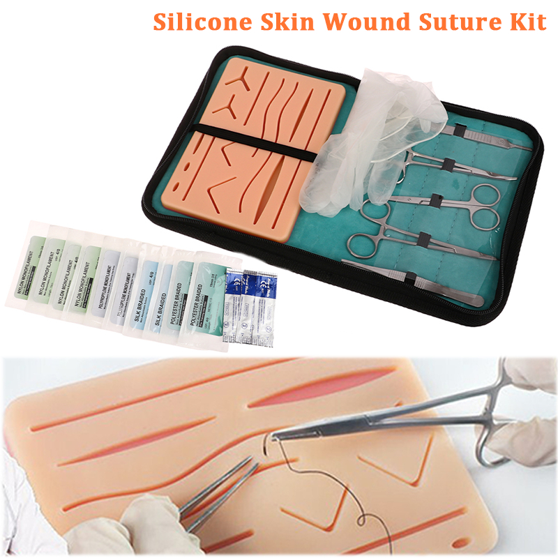 Practiced Repeatedly Medical Skin Suture Practice Silicone Pad Set ...