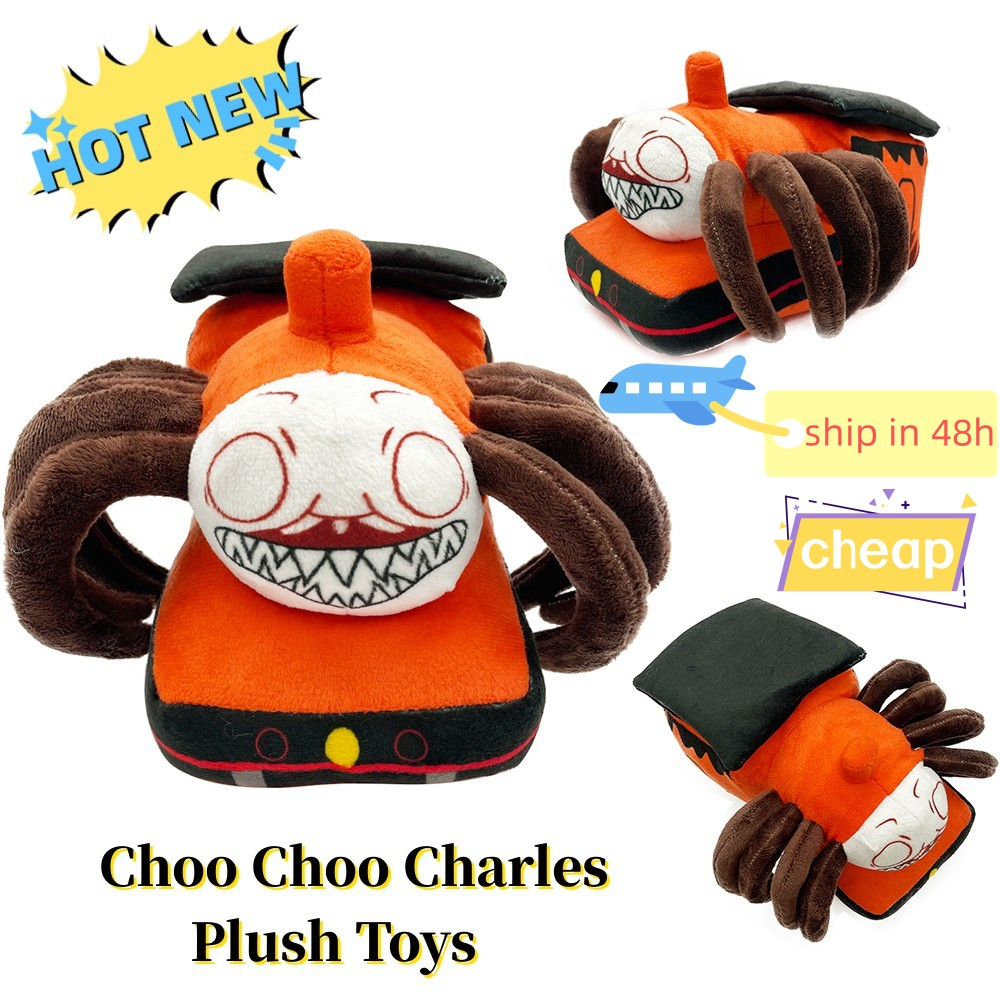 In Stock Choo Choo Charles Little Train Plush Doll Plush Toy Soft ...