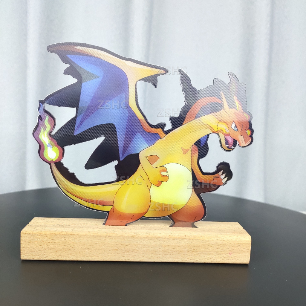 Pokemon X and Y Charizard Motion Sticker Anime Lenticular Refrigerator ...