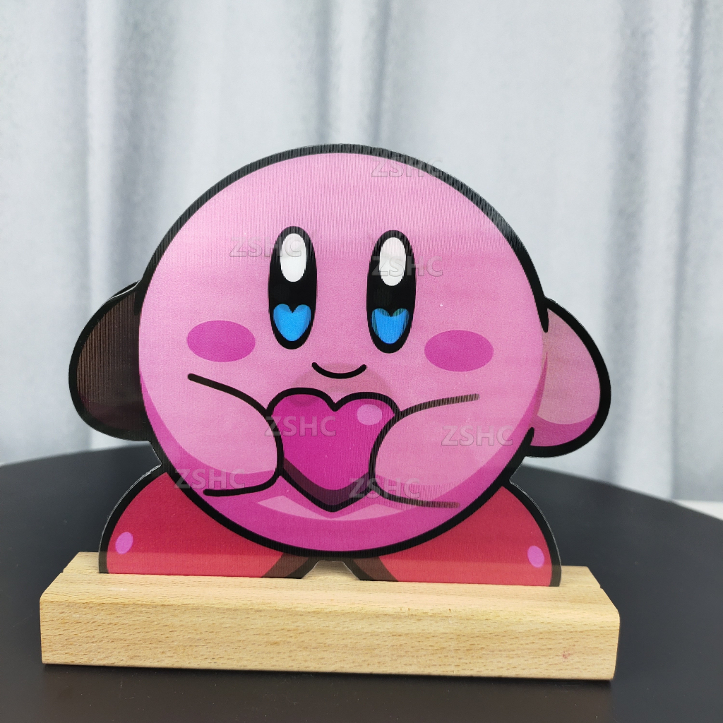 Cartoon Cute Motion Sticker Anime Figure Kirby Refrigerator Sticker ...