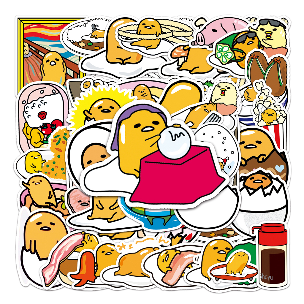 50 Piece Funny Eggs Stickers For Helmet/Car/Motor/laptops/phones/Guitar ...
