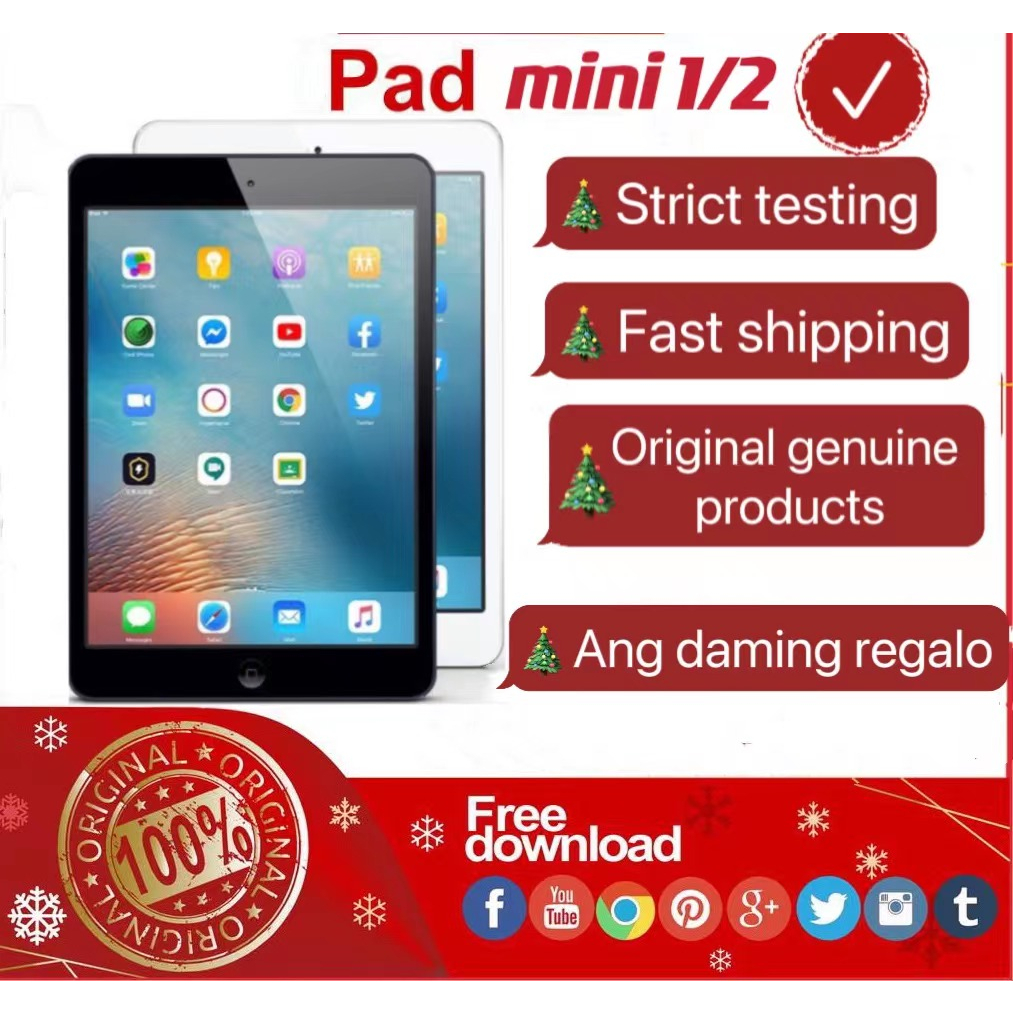 Pad mini1/mini2/mini3/100%ORIGINAL Used Tablet WiFi/ Cellular 16GB 32GB ...