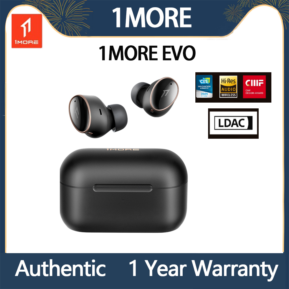 Original 1MORE EVO Evolution of Sound Flagship Hi-Res Wireless Earbuds ...