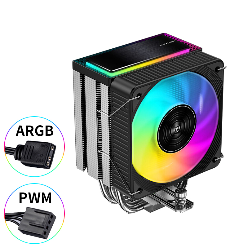 JIUSHARK JF100RS ARGB CPU Air Cooler White Black 100mm CPU Fan Jonsbo ...