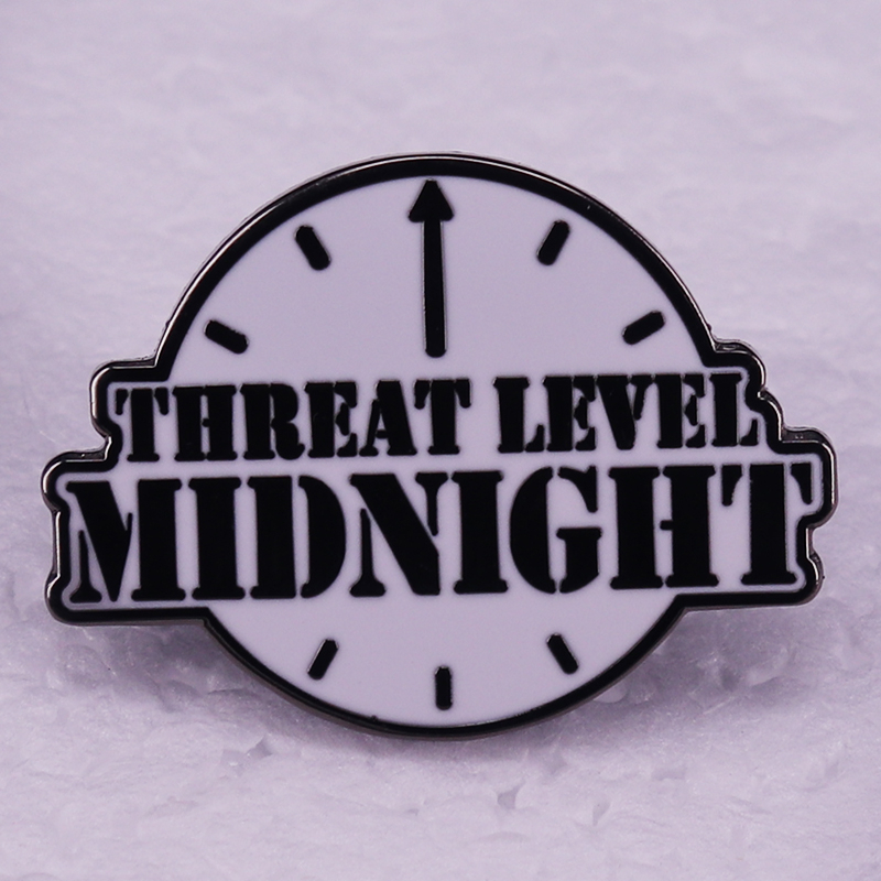 threat level midnight enamel pin The Office TV Show Inspiration badge ...