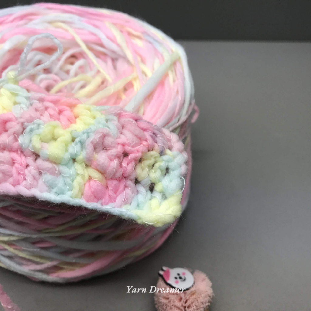 Macaron Wool Yarn Fancy Knitting Yarn DIY Crochet yarn Cotton Knit yarn ...