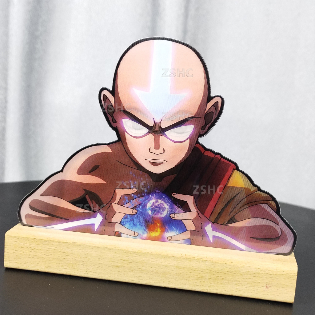Avatar The Last Airbender Aang Motion Lenticular Car Sticker Anime ...