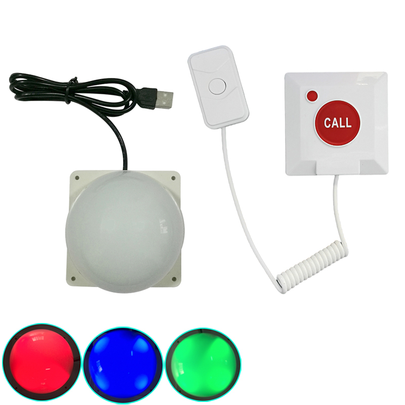 Caregiver Pagers Wireless Call Button System Nurse Call Bell for ...