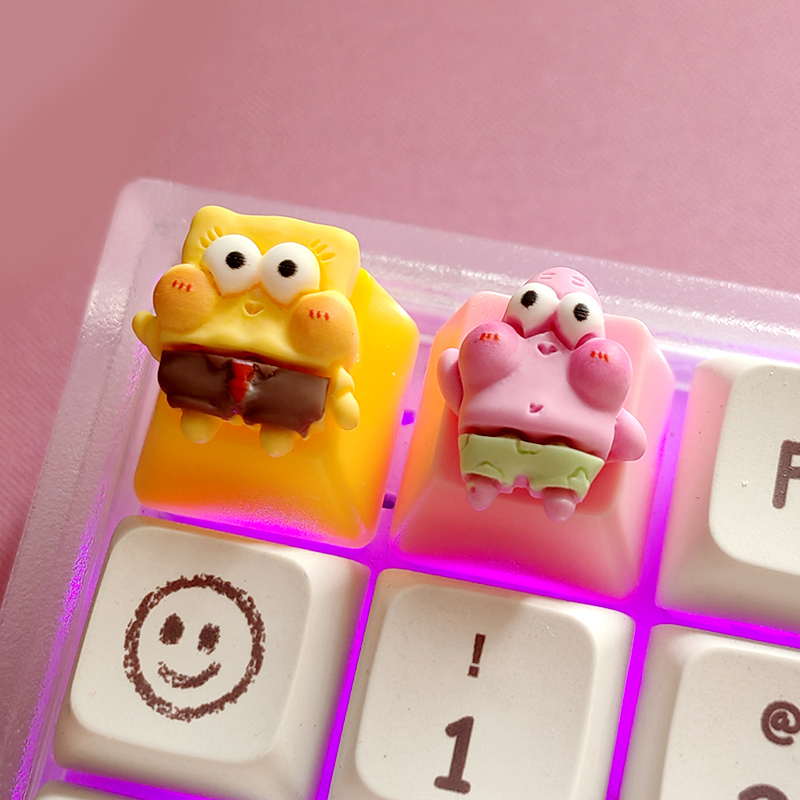 [keycap] Spongebob SquarePants and Starfish Mechanical Keyboard ...