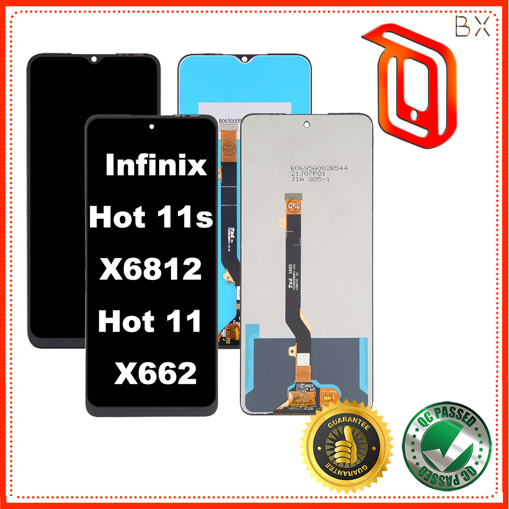Display Screen For Infinix Hot 11s X6812 / Infinix Hot 11 X662 LCD ...