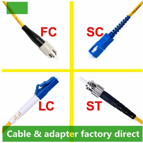 LC to LC SC to SC ST to ST FC to FC Fiber Patch Cord Jumper Cable SM ...