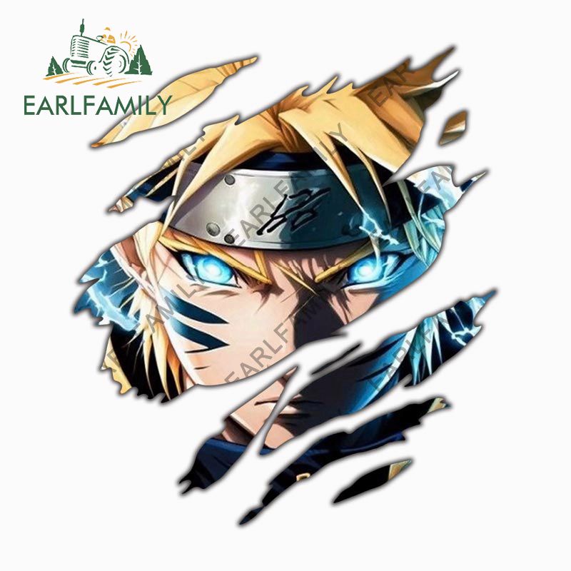 EARLFAMILY 13cm Code Geass Naruto Tear Anime Car Sticker Scratch-Proof ...