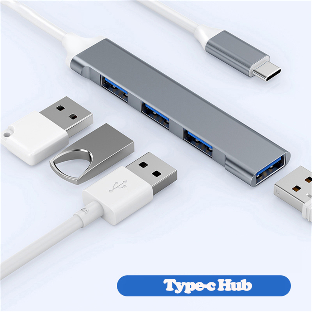 4Port USB 3.0 Hub USB Hub High Speed type c Splitter 5Gbps For PC ...