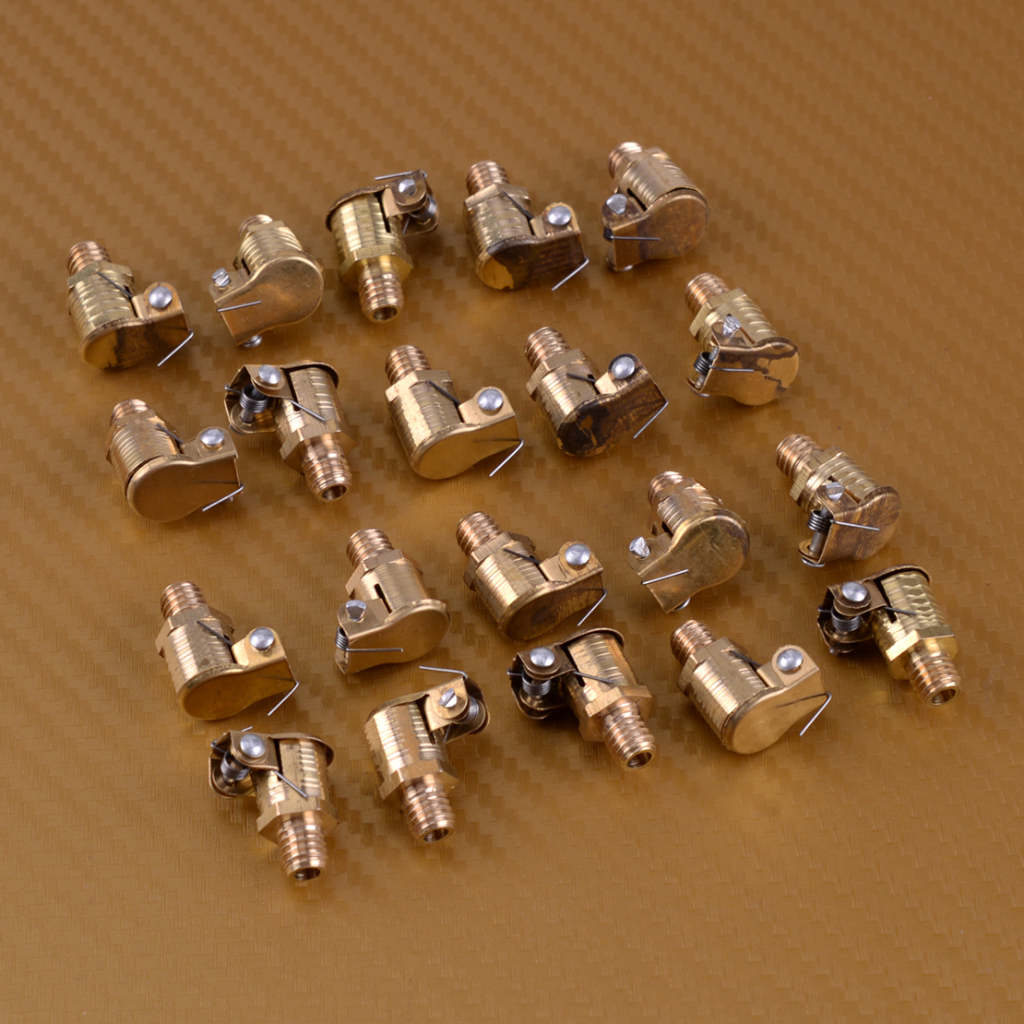 20Pcs M6x1mm Brass Grease Oil Cup Oiler Spring Flip Cap for Hit Miss ...