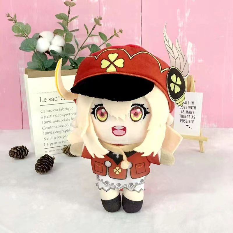 30cm Genshin Impact Klee Plushie Plush Doll Toy Cotton Clothes Change ...