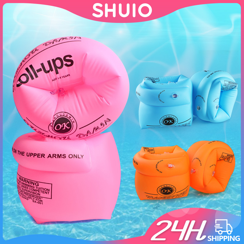 SHUIO PVC Adult Arm Floater Swimming Arm Ring Kids Inflatable Arm Ring ...