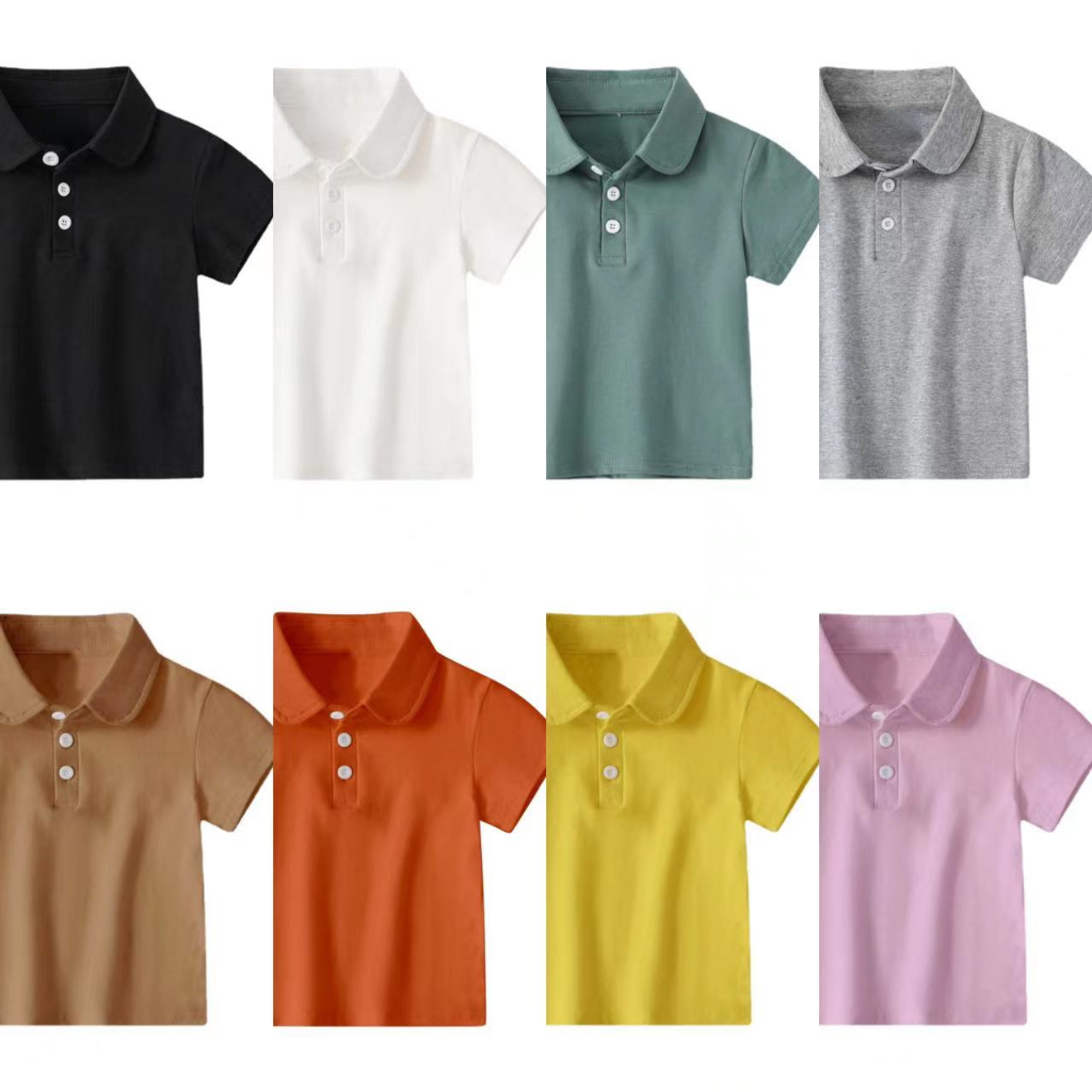 Soffny Kids Polo Shirts Boys Cotton T-Shirt Children Clothing Summer ...