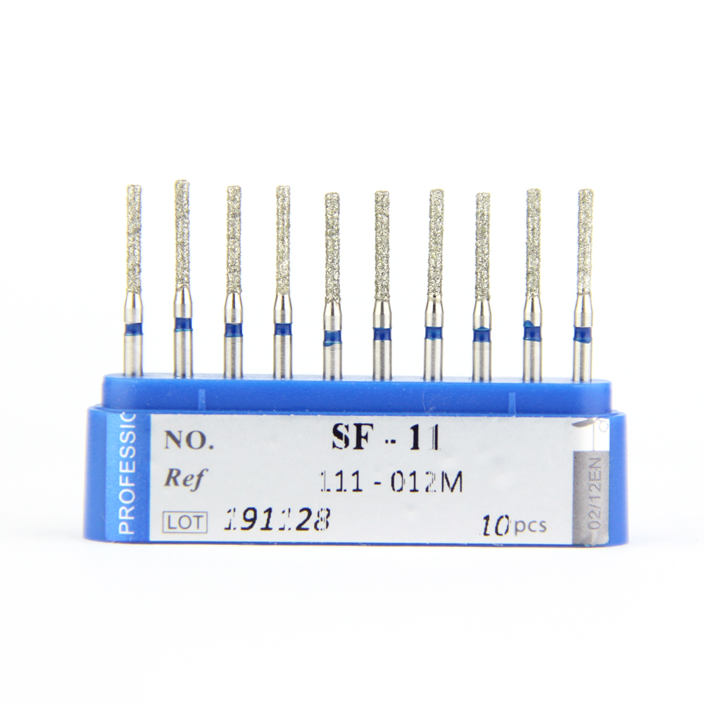 10Pcs/set SF series/Straight Flat End/ Diamond Burs Drills High Speed ...