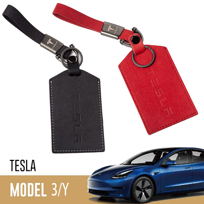 Tesla Model Y Model 3 2021 Accessories Turn Fur Key Card Holder ...