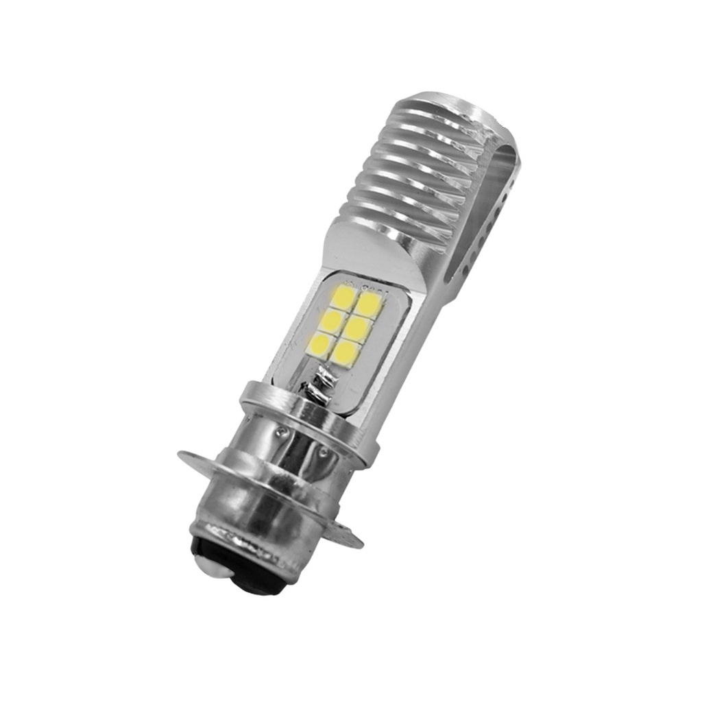 AC/DC 12-80V Universal Dual color Moto Headlight Bulbs P15D H6 PX15D M5 ...
