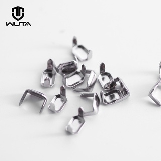 100 set Solid Brass Leather Staples Copper Belt Loops Fastener Holder ...